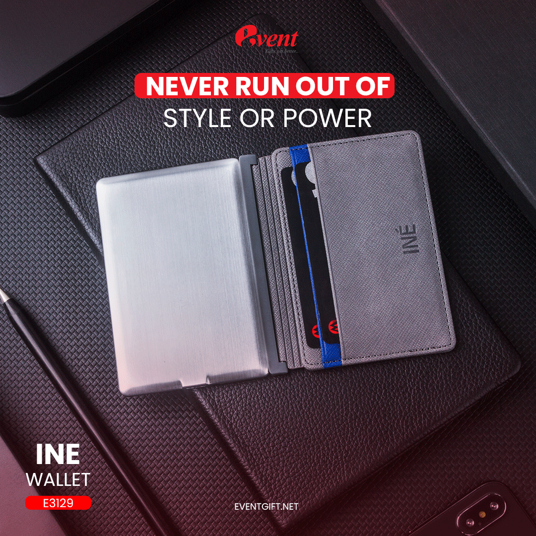 INE Wallet - Charge & Go: Slim Leather Wallet with Built-in 3000mAh ...